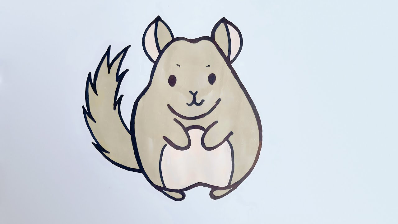 How To Draw A Chinchilla: Fun and Simple Drawing Tutorial - YouTube