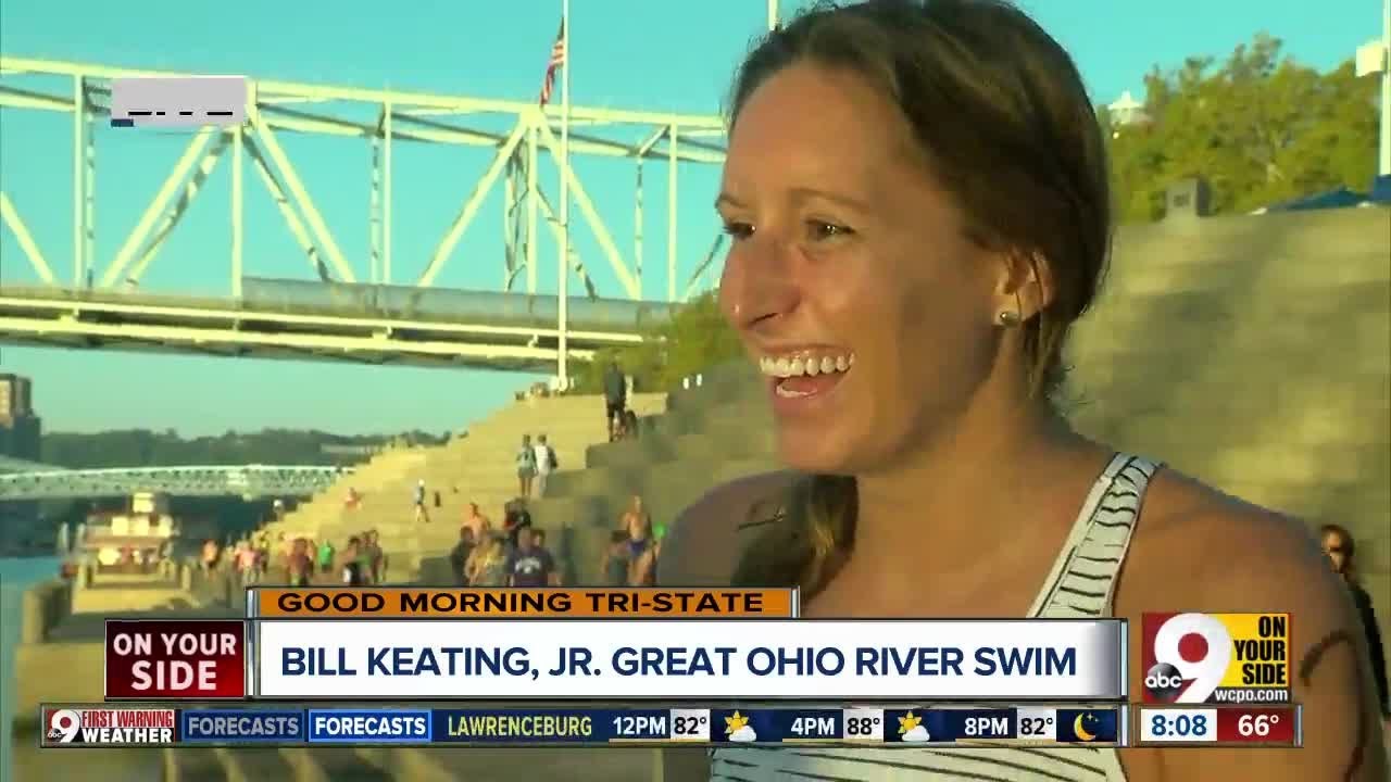 Caroline Keating discusses Great Ohio River Swim - YouTube