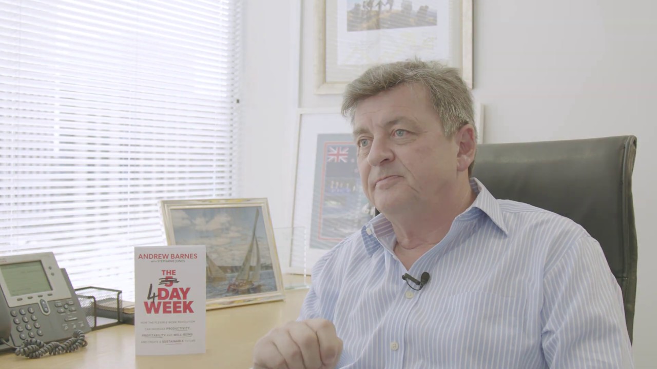 Andrew Barnes tells why we had the researches to assess the 4 Day Week ...