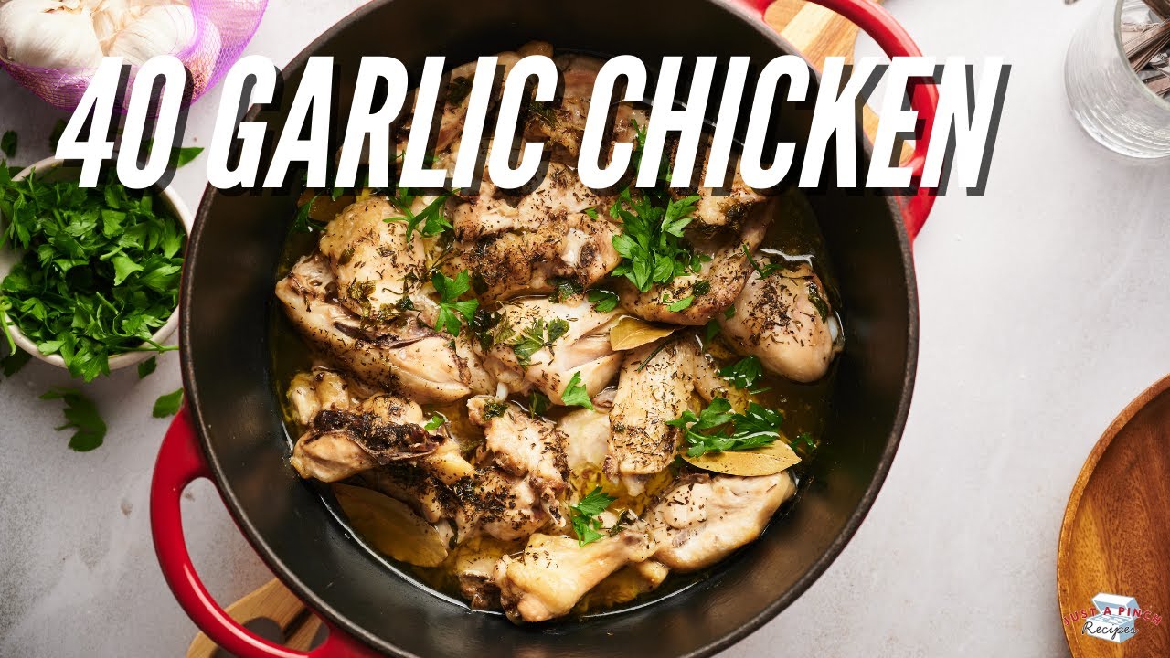 40 Garlic Chicken | Easy Chicken Recipe - YouTube
