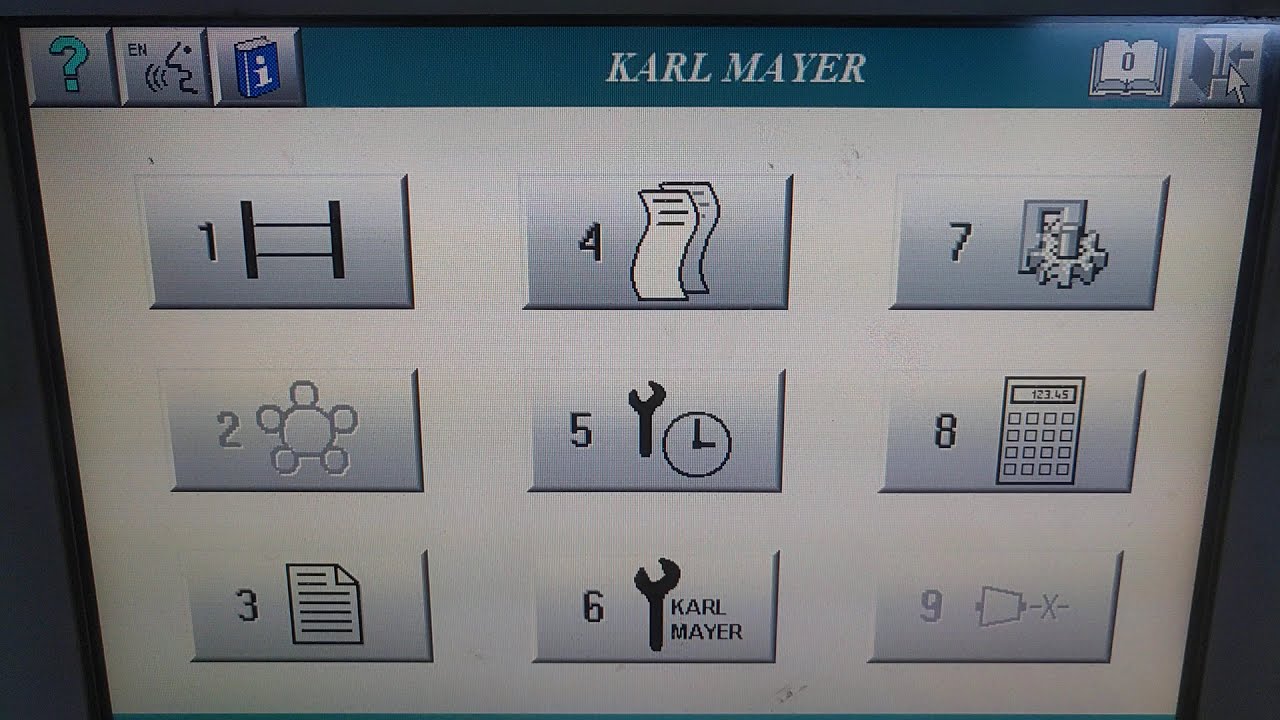 How to clean old data Karl Mayer machine - YouTube