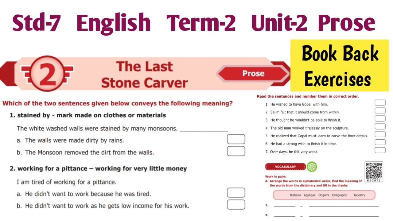 The Last Stone Carver 7th Std Book Back Answers 7th Standard English the-last-stone-carver-7th-std-book-back-answers-7th-standard-english