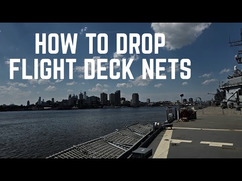 How To Drop The Flight Deck Nets On Your Battleship