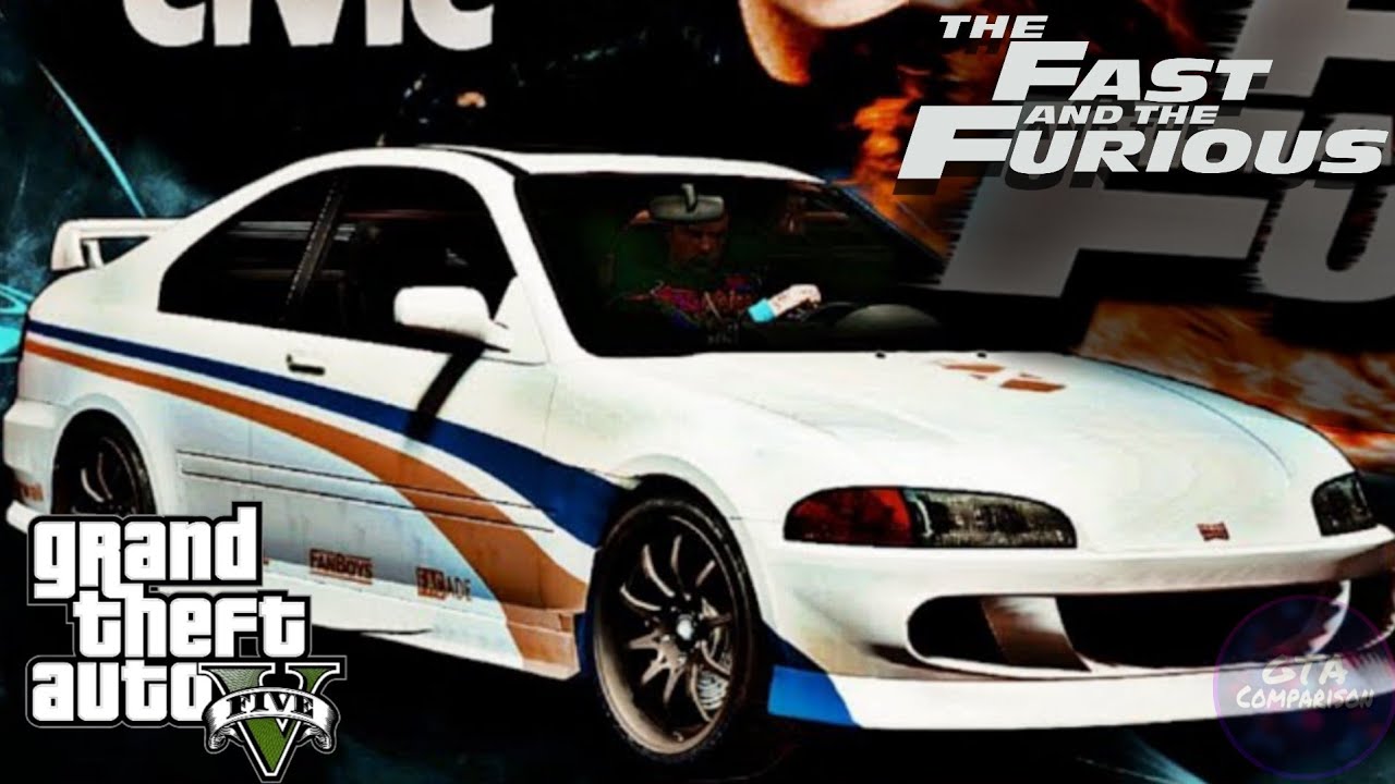 GTA 5 Online: Fast & Furious Danny's Honda Civic Car Build - YouTube
