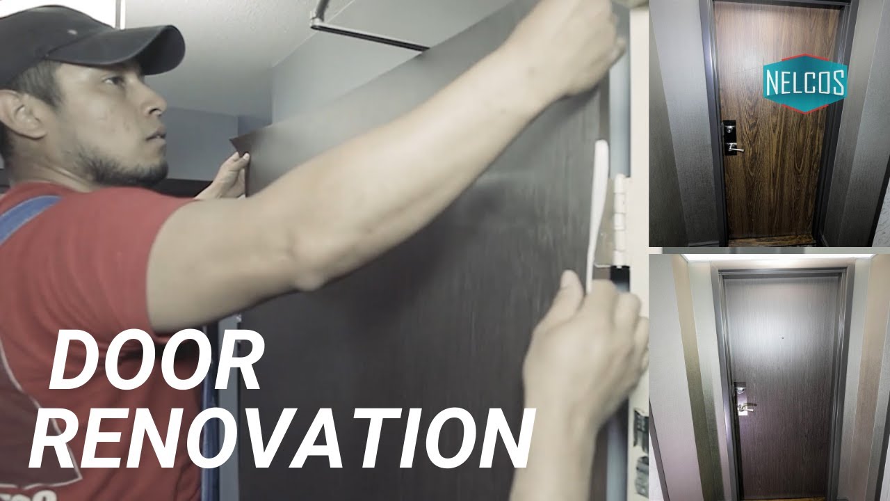 Door Renovation with Nelcos | Transformation of Existing Old Door ...