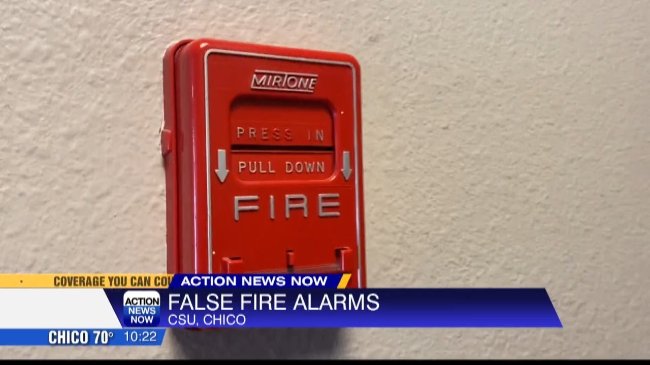 False fire alarms repeatedly sounding off at one Chico State dorm - YouTube