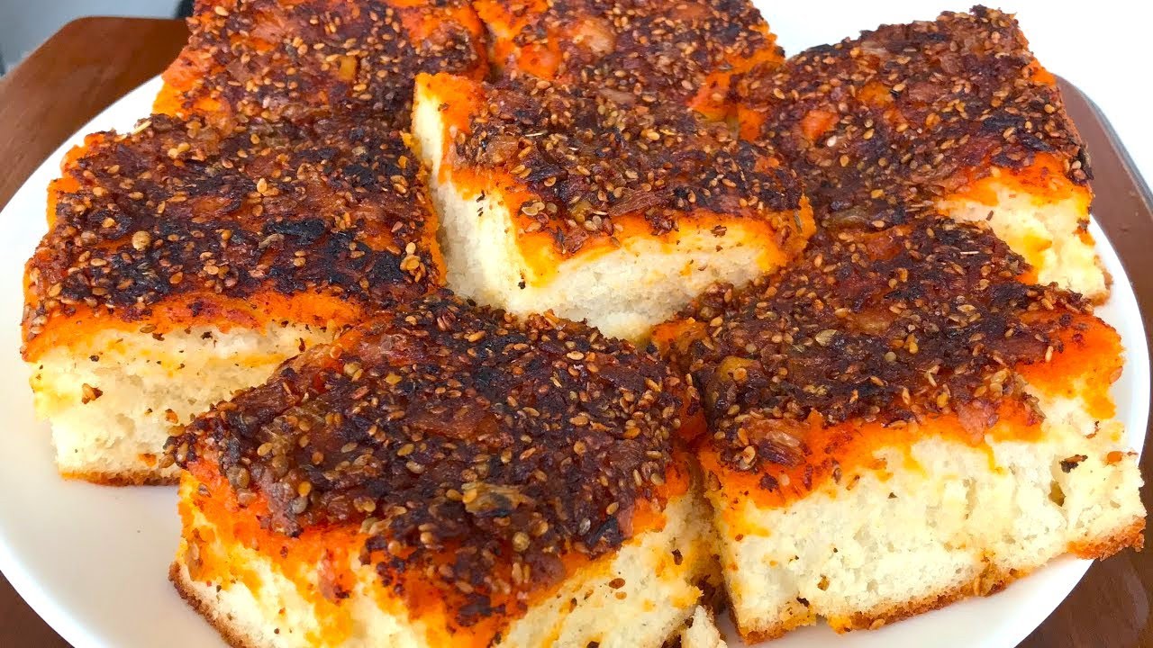TEPSİDE BİBERLİ EKMEK NASIL YAPILIR - BİBERLİ EKMEK TARİFİ - HATAY ...