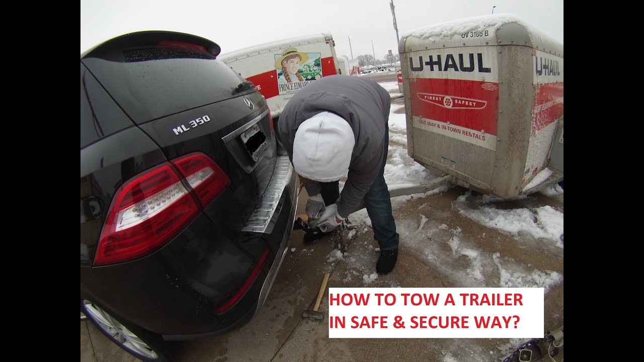 How to Tow a Trailer in safe and secure way? - YouTube