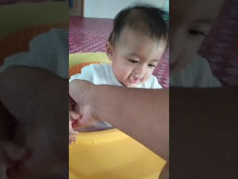 Puteri alfia khairina 9 month main air liur