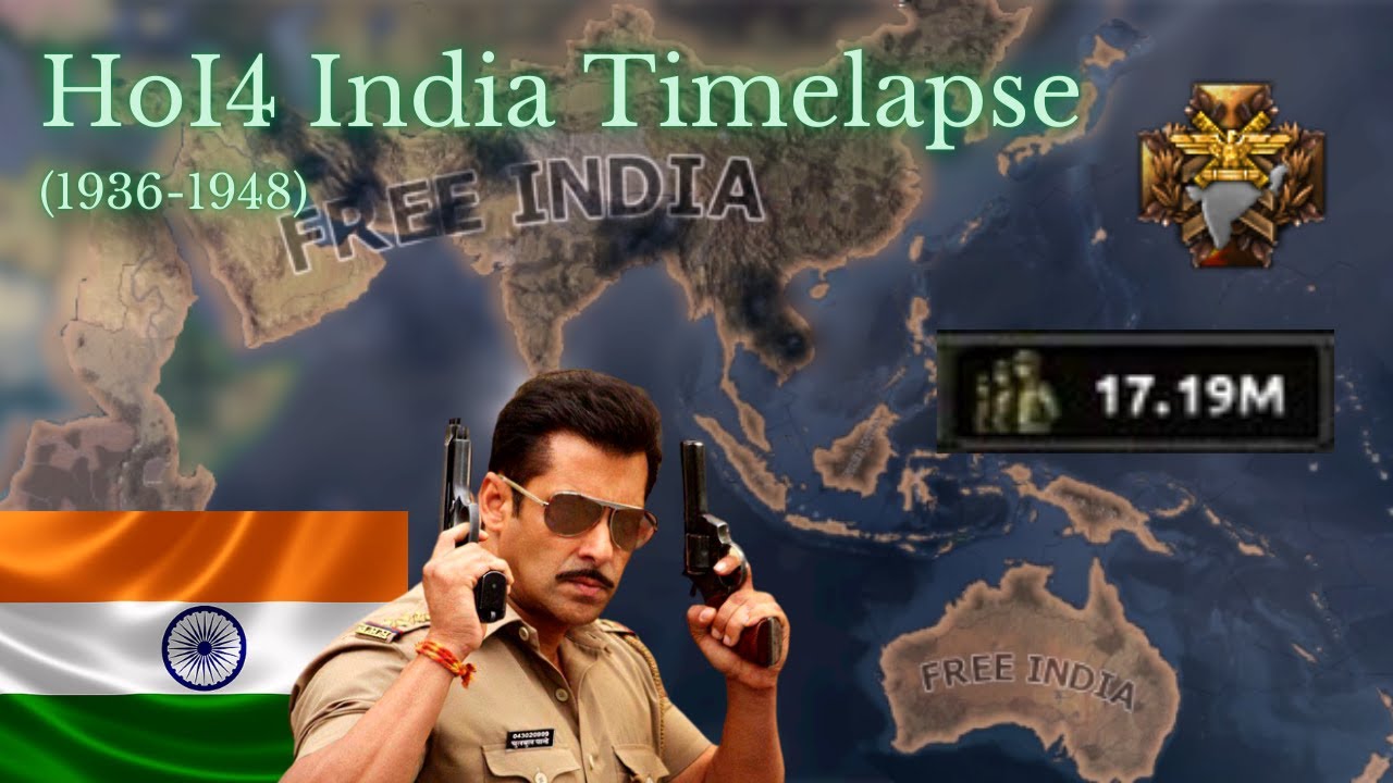 India/British Raj when curry was invented (Hoi4 Timelapse) - YouTube