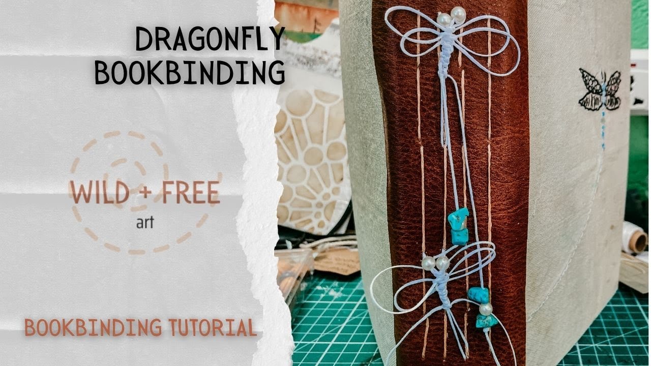 Macrame Dragonfly Book Binding | Tutorial - YouTube