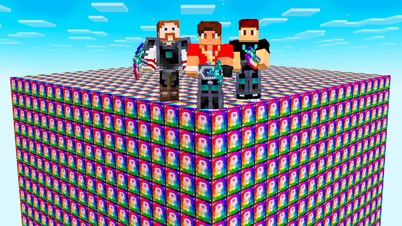 CUBÃO DE LUCKY BLOCK AVARITIA: Encontrei o ITEM INVENCÍVEL no MINECRAFT ...