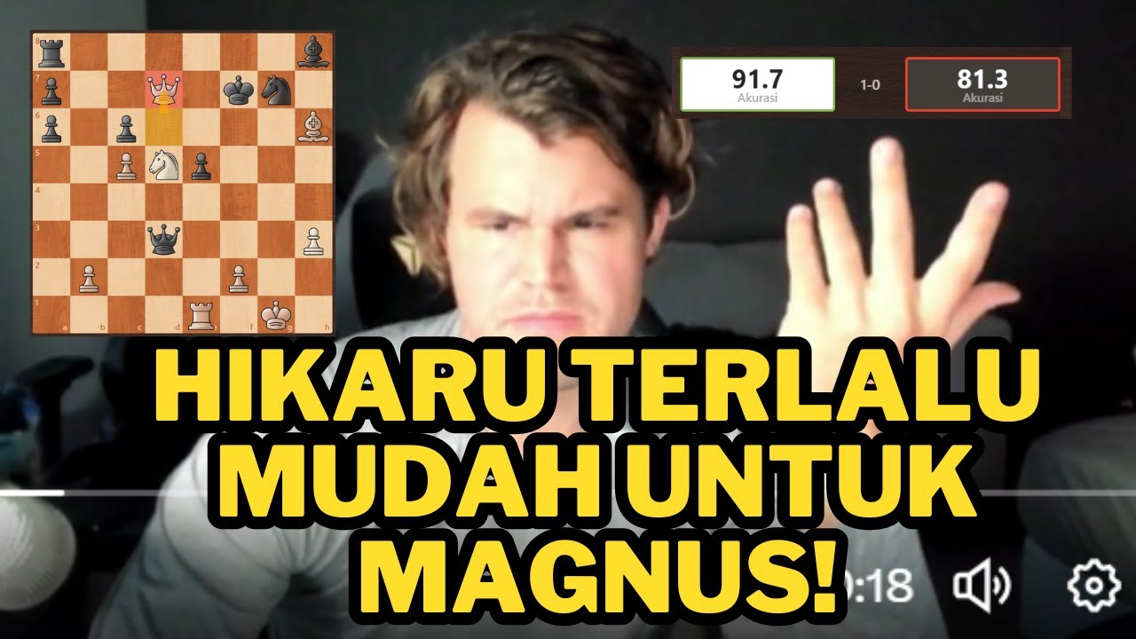 MEREKA BERTEMU LAGI!! || Magnus Carlsen vs Hikaru Nakamura || Champions Chess Tour AI Cup 2023 ...