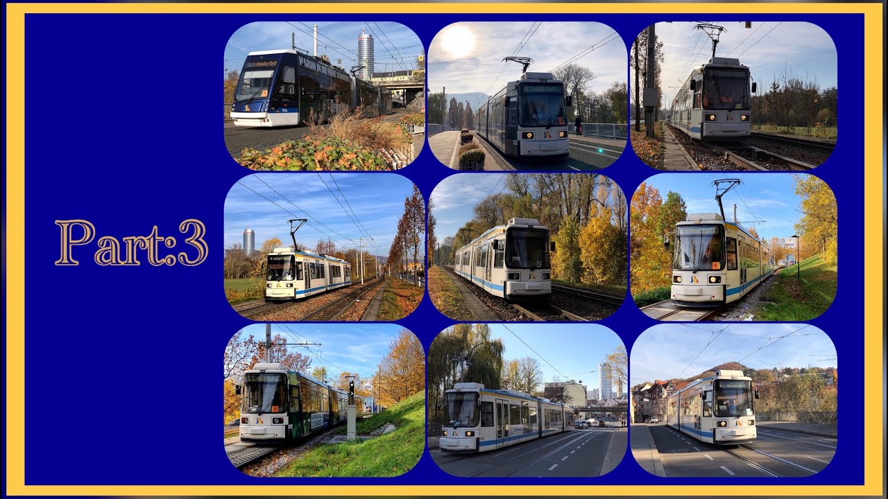 Trams and Buses in Jena / Part: 3 / Germany, 2018 / Straßenbahnen und ...