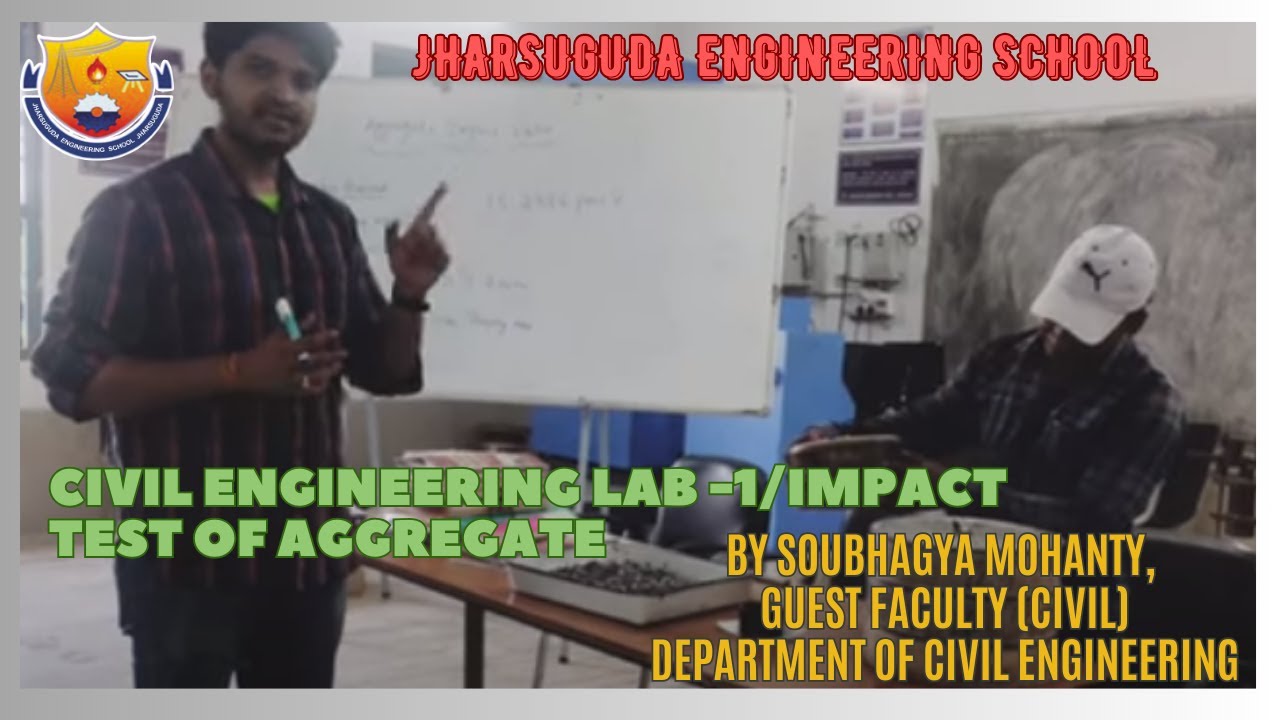 CIVIL ENGINEERING LAB -1/IMPACT TEST OF AGGREGATE /3RD SEM CIVIL /JES ...