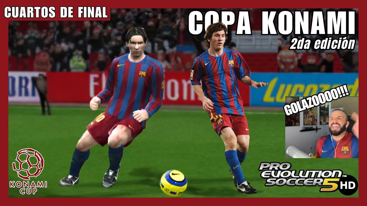 Partidazo de Messi con 18 años | 2e Copa Konami Pes 5 Original Season ...