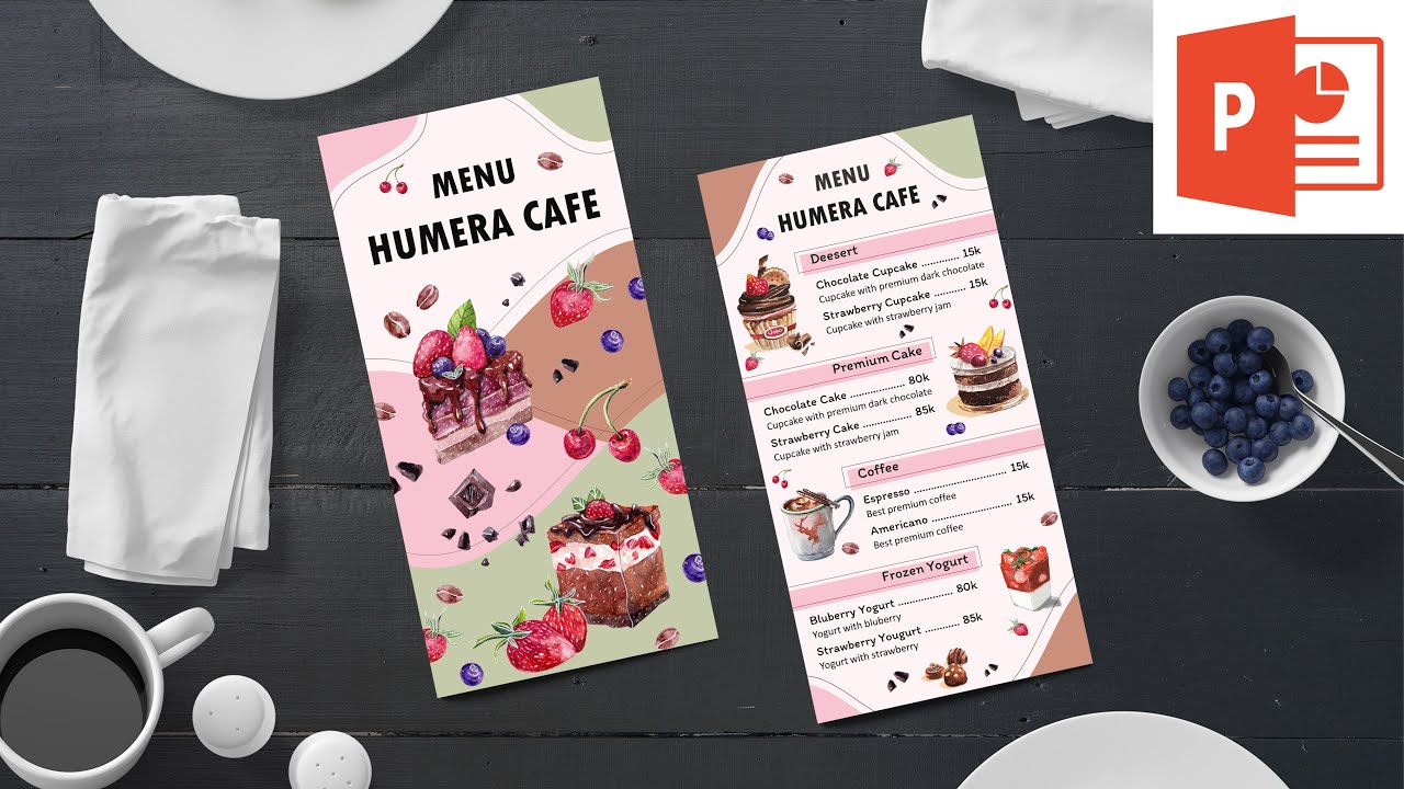 Cara Membuat Daftar Menu yang Menarik di PowerPoint | Daftar Menu Eps ...