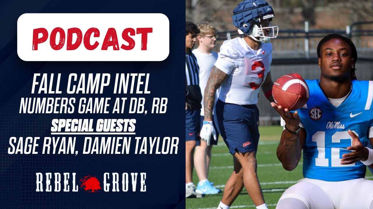 Day 2 of Ole Miss fall camp; Sage Ryan and Damien Taylor join - YouTube