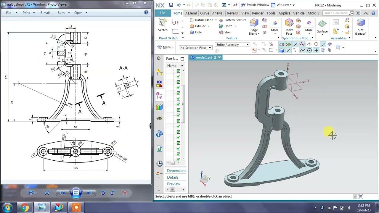 #NX CAD #tutorial - YouTube