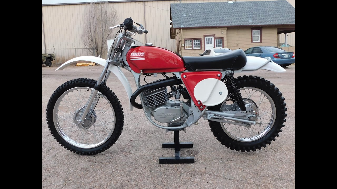 1973 Penton/KTM Berkshire 100 MX LEFT SIDE WALK AROUND. AHRMA - YouTube