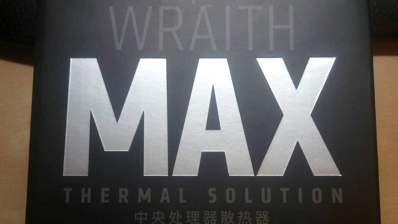 Unboxing AMD WRAITH MAX THERMAL SOLUTION - YouTube