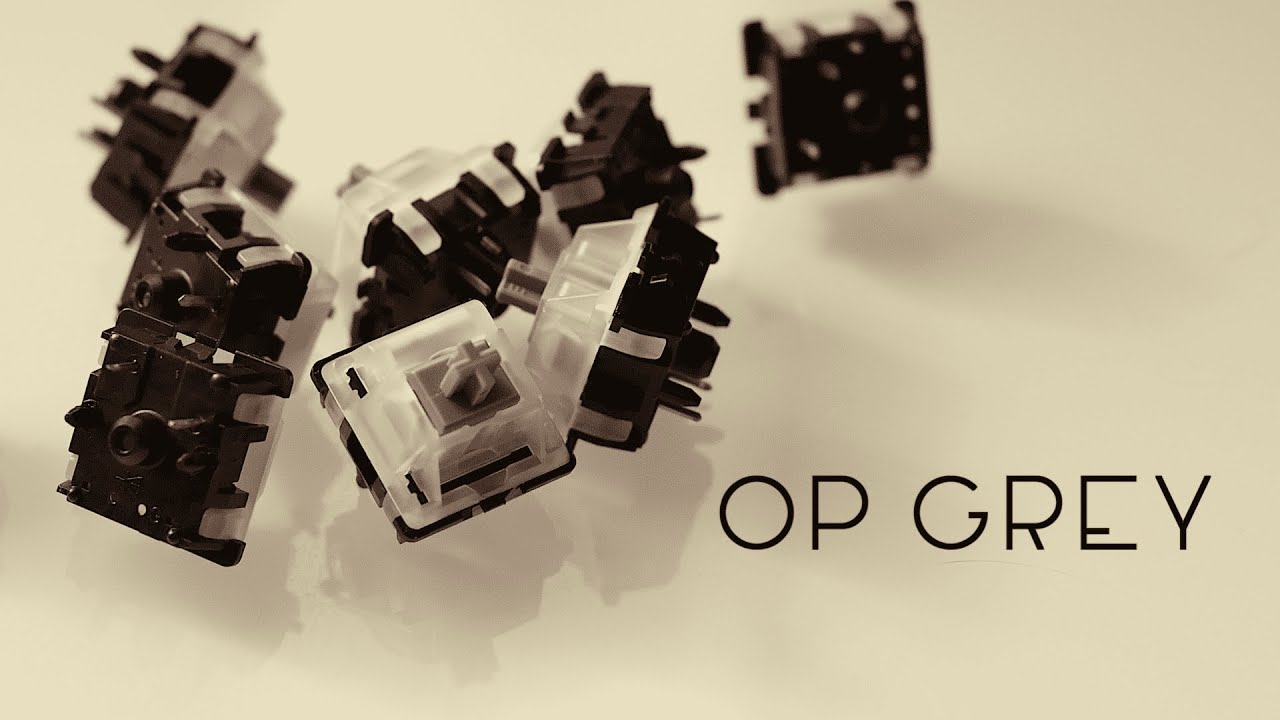 OP Grey Typing Sounds & Review - YouTube