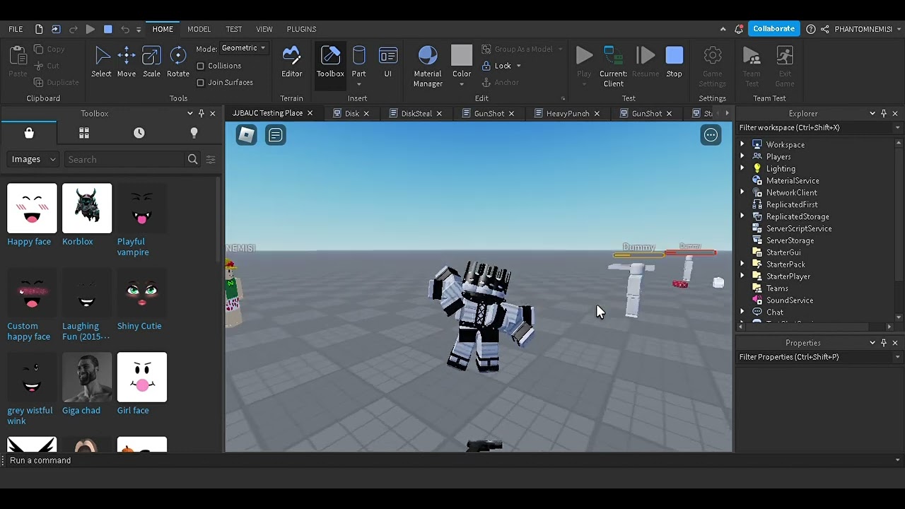 [JJBA:UC] | Whitesnake Ultimate Requiem Model Test | Roblox Studio ...