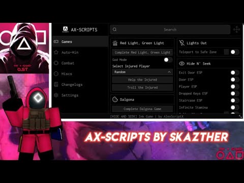 Ink Game AX-Scripts Best For Rebel *No Key* - God Mod, Auto Win, Kill Aura & More For Android ...