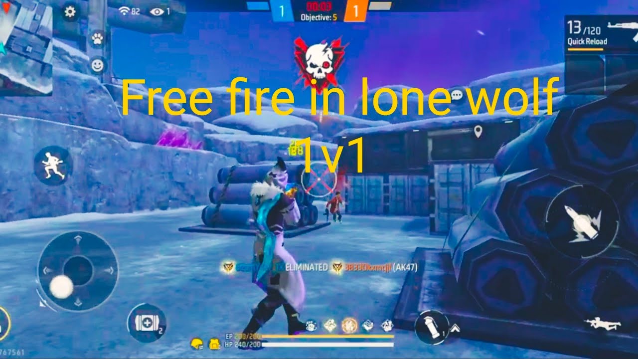 Lone wolf rank win the match complete the challenge 1v1 Bhooya also ...