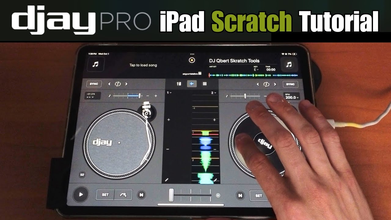 Djay Pro iPad Scratch Tutorial Step by Step - YouTube