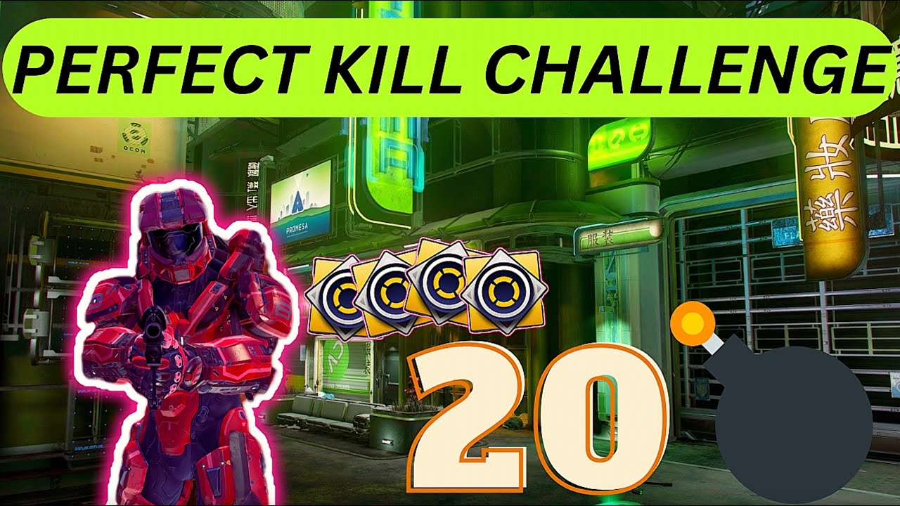 HALO 5! PERFECT KILL CHALLENGE!! WITH A CARRY - YouTube