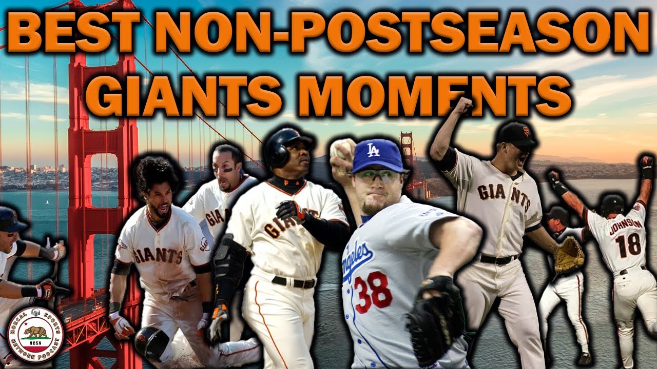 Best San Francisco Giants Non-World Series Moments - YouTube