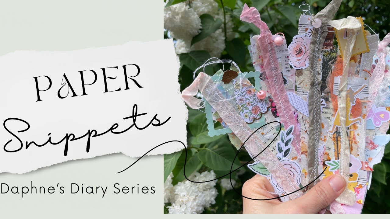 USE YOUR SCRAPS + ANA LUISA GIVEAWAY - CREATE PAPER SNIPPETS FOR YOUR ...