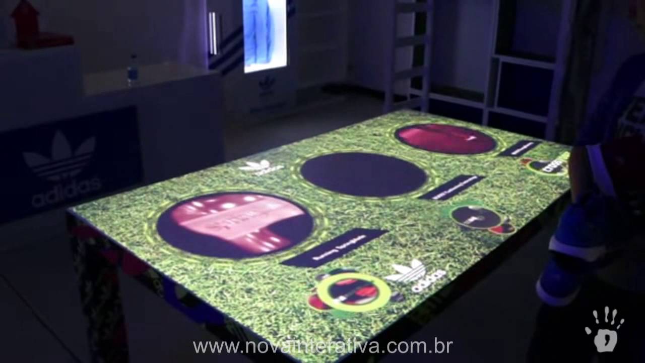Tecnologia Sensorial - Mesa Interativa que Reconhece Produtos - YouTube