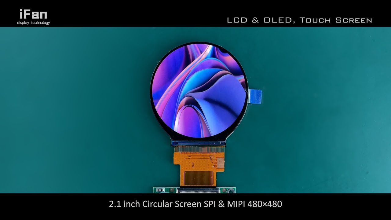 2.1 inch Circular Screen SPI & MIPI 480×480 ST7701S - YouTube