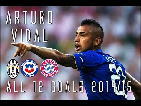 Arturo Vidal // BAYERN MUNICH's New Signing! // All 12 Goals for Juventus & Chile 2014/15