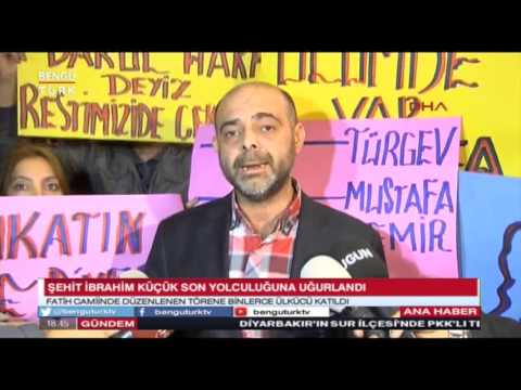 ŞEHİT İBRAHİM KÜÇÜK SON YOLCULUĞUNA UĞURLANDI