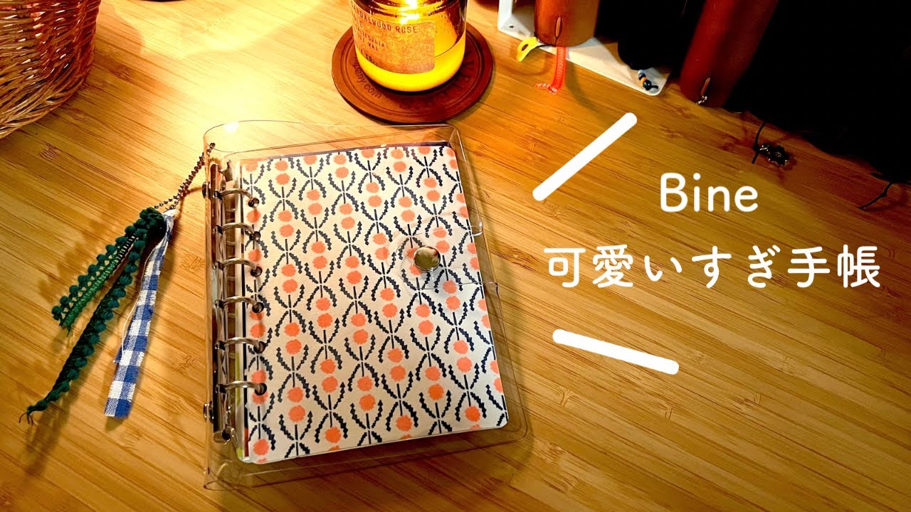 【システム手帳】買って良かった可愛すぎ手帳💕マインドウェイブのクリアバインダー🩶Bine🤍 - YouTube