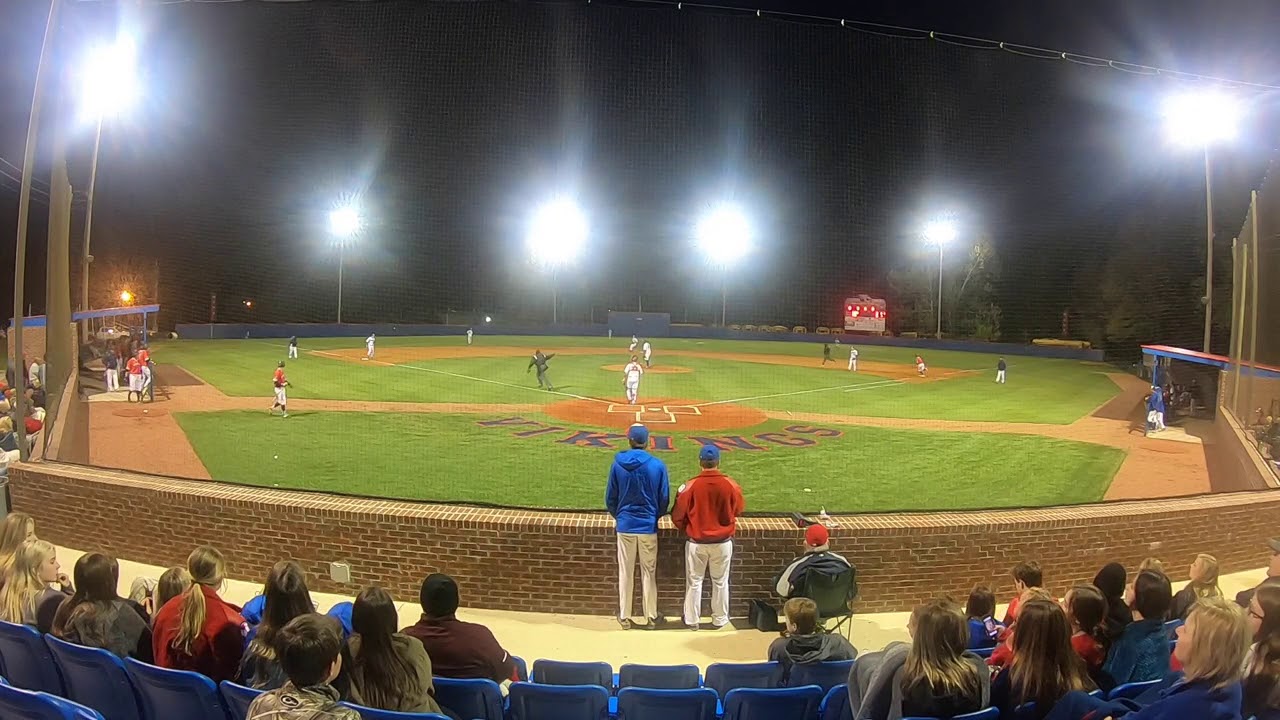 4 1 19 vs Warren Central Bryce Chance #8 Red Jersey Double to LF - YouTube