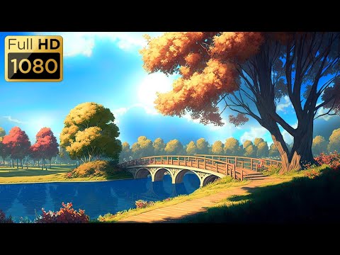 Cartoon background - Beautiful landscape. - YouTube