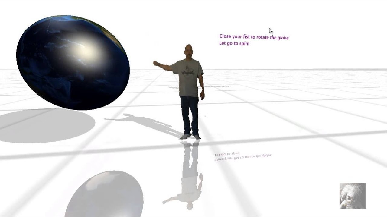 Kinect V2 Playing with virtual reality - YouTube