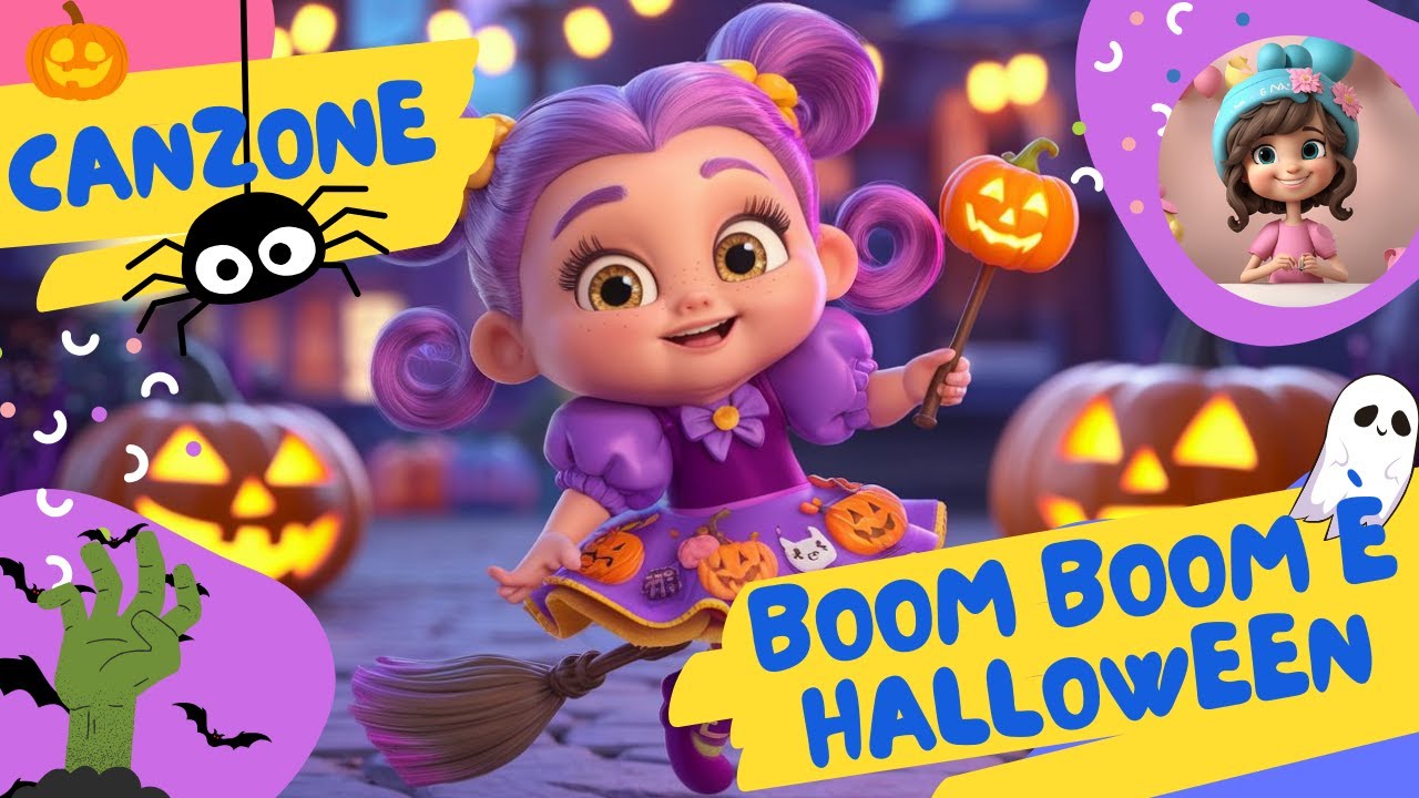 Boom Boom è Halloween - Canzone Halloween per Bambini - Bum, bum, è ...