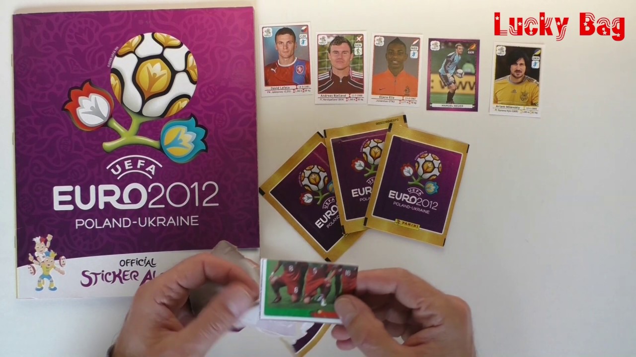 PANINI Sticker Album UEFA Euro 2012 new Paninialbum unboxing stickers ...