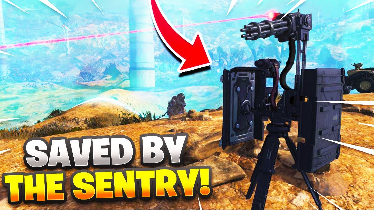 CoD BLACKOUT | i GOT SAVED BY MY SENTRY GUN!!!!! iNSANE ENDiNG!!! (HiGH ...