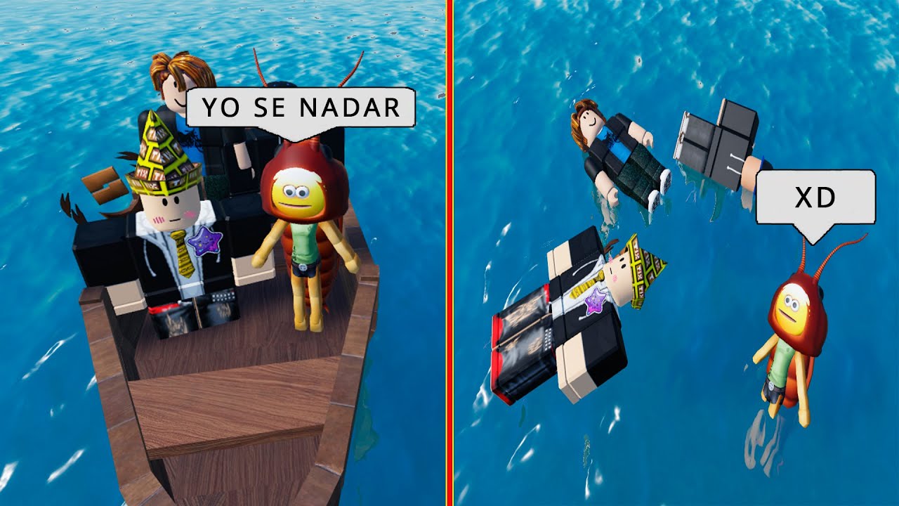 JUEGO DE REMAR MOMENTOS DIVERTIDOS (ROBLOX) CON AMIGOS 🛶⚓ - YouTube