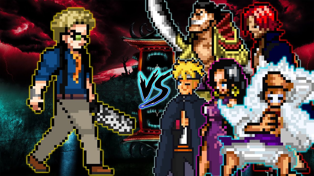 NANAMI KENTO V4 VS 5 OTHER MUGEN CHARS |1 VS ALL | AI BATTLE | JUMP ...