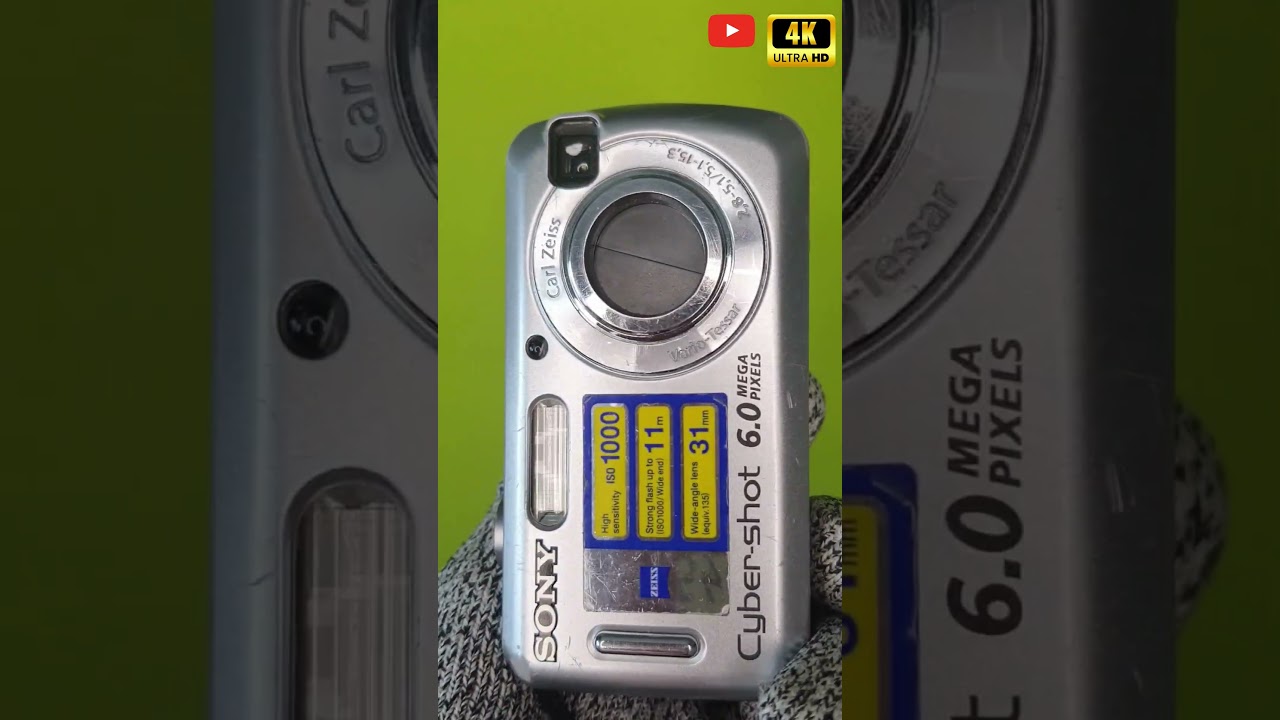 Sony cyber-shot dsc-s600 megamovie vx appareil photo numérique #dsc #camera #cyber-shot #4k 😍