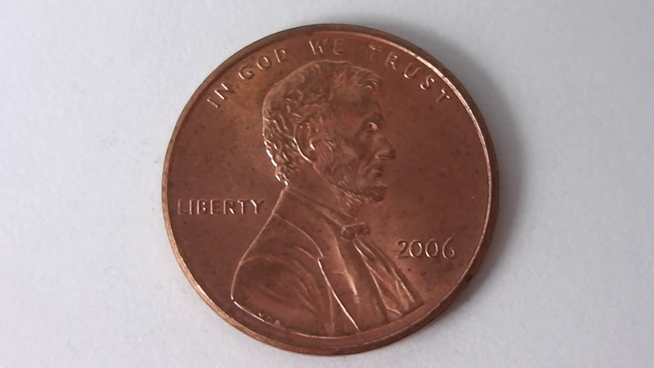 1 Cent USA 2006 - Lincoln Penny Coin - YouTube