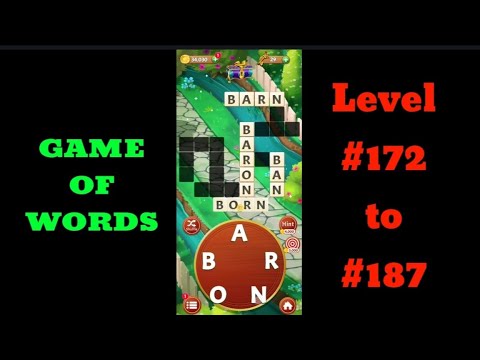 GAME OF WORDS // Level #172 - #187 @MsxRio - YouTube