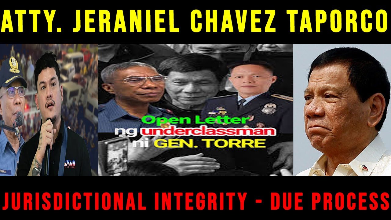 AN OPEN LETTER TO PNP CIDG NICOLAS DELOSO TORRE III BY ATTY. JERANIEL ...